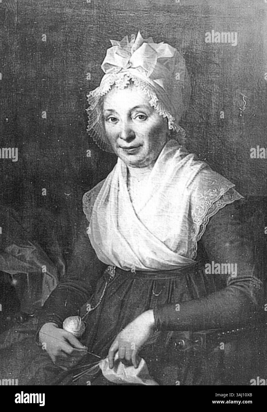 This portrait, painted by Jens Juel in the 18th century, depicts ...