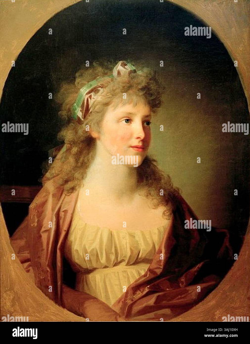 This 18th-century portrait by Johann Tischbein features Christiane ...