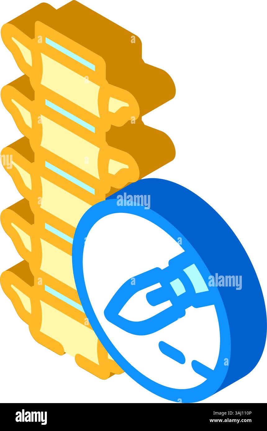 orthopedic surgery fracture injury isometric icon vector illustration ...