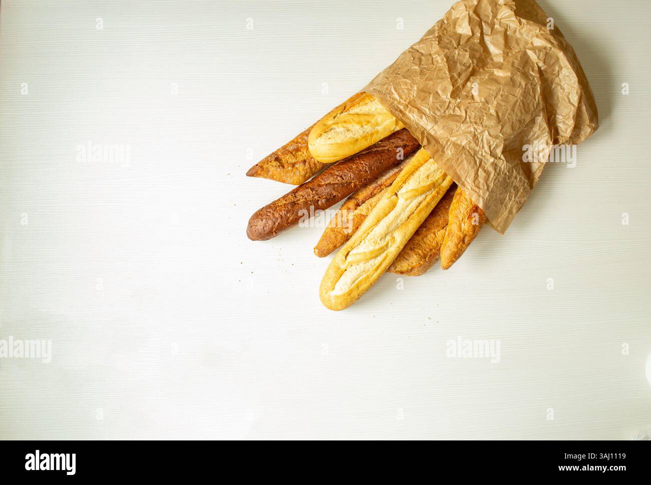 Baking, sourdough bread, dough products, flour, gluten. French ...