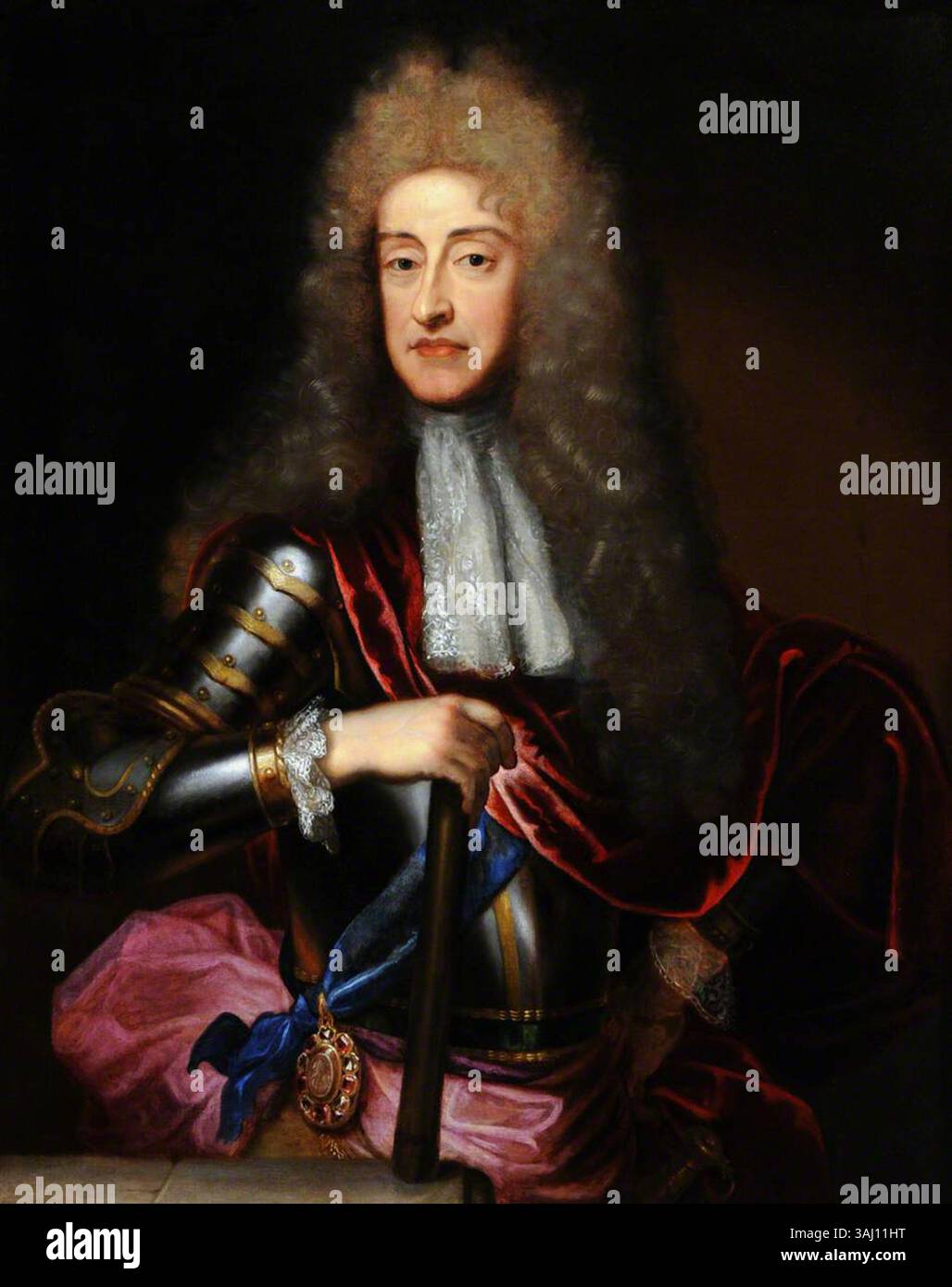 A portrait of King James II of England (1633–1701), painted after ...