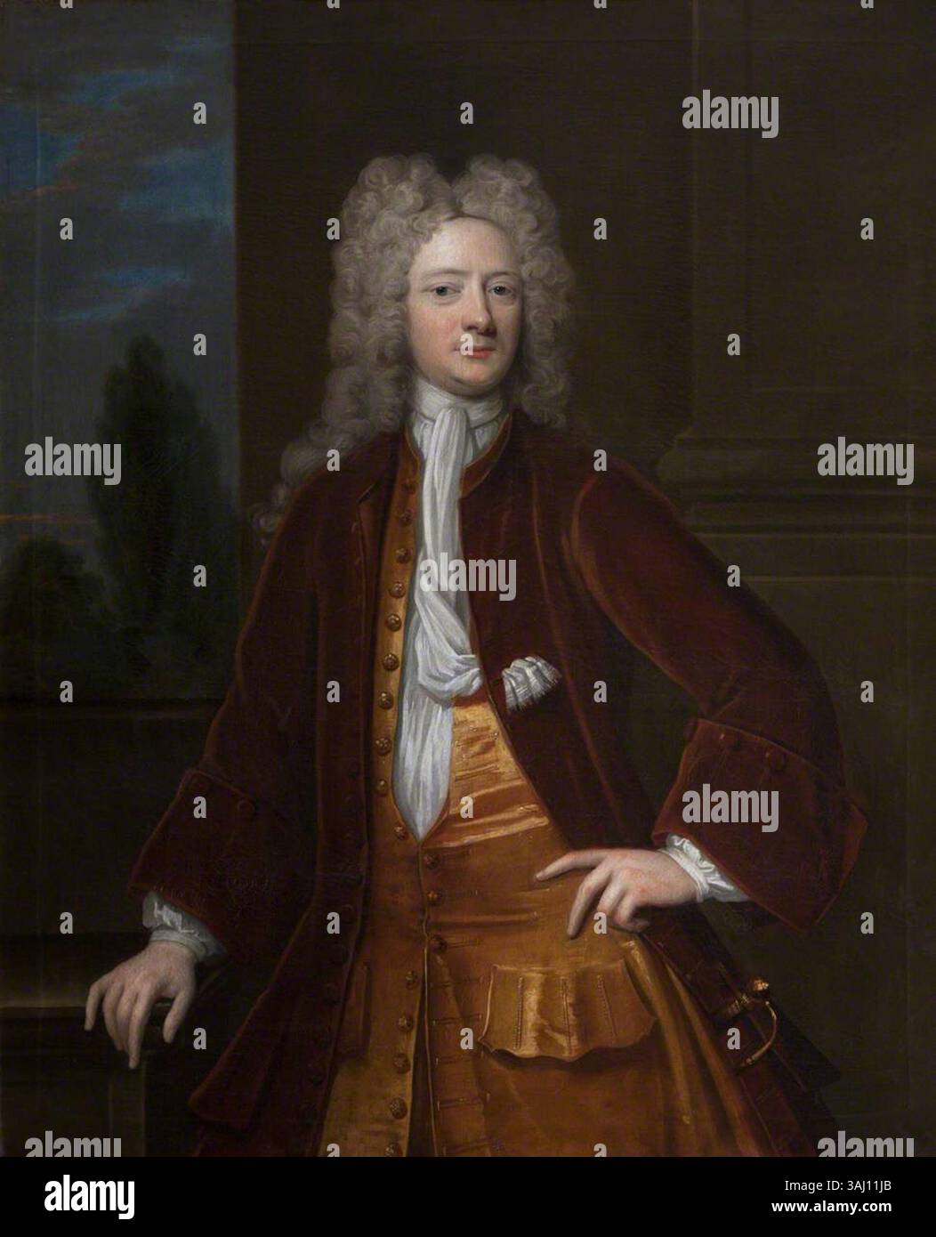 This portrait of Sir John Curzon, 3rd Baronet and Member of Parliament ...