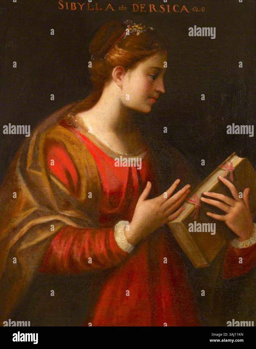 This 1750 painting depicts Sibylla Persica, the Persian Sibyl, a figure ...