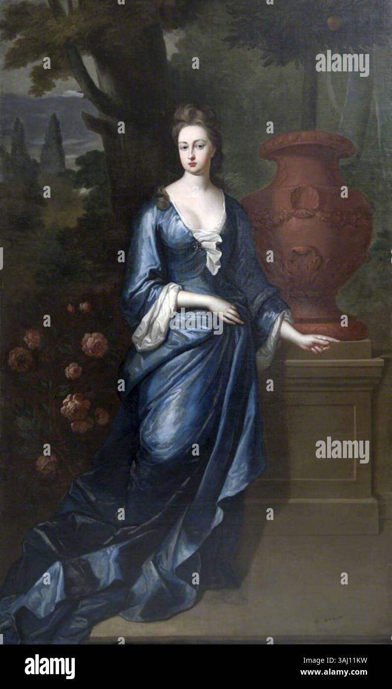 This circa 1695 portrait attributed to Charles d'Agar depicts Mary ...