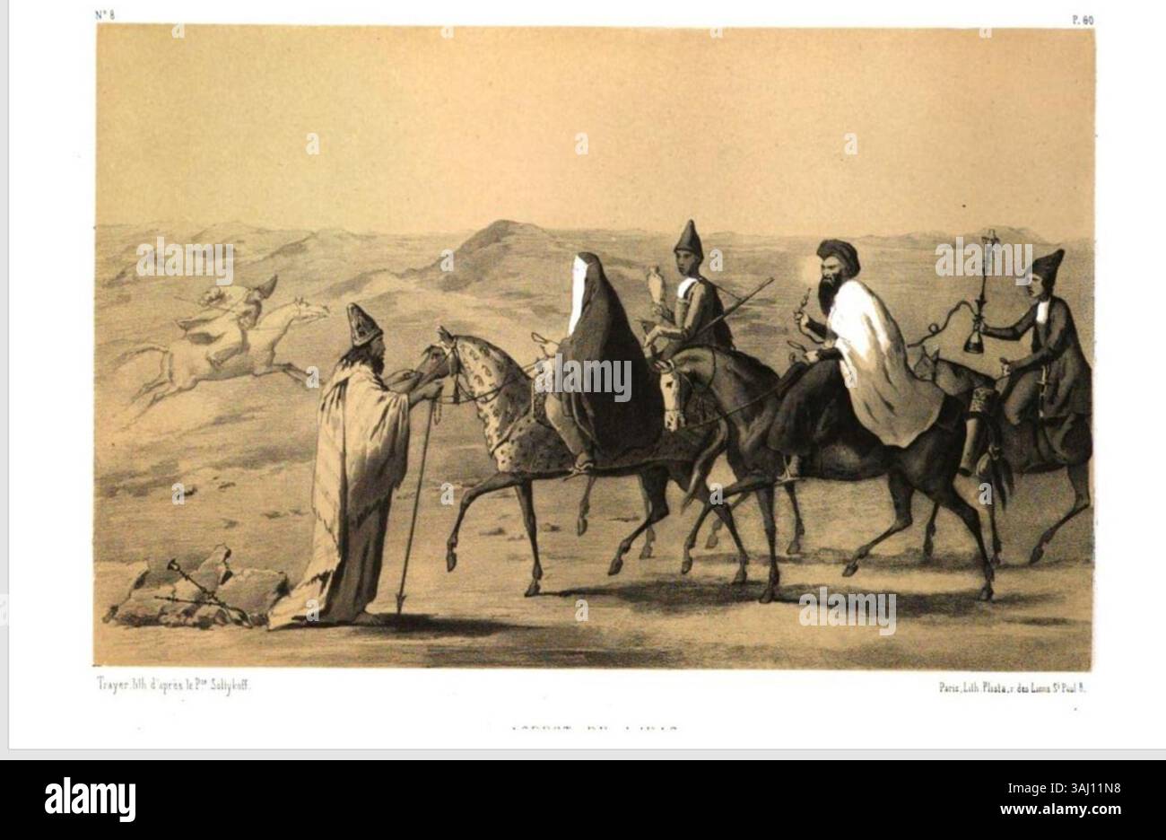 Scene depicting the landscape of Iraq during a Russian embassy's ...