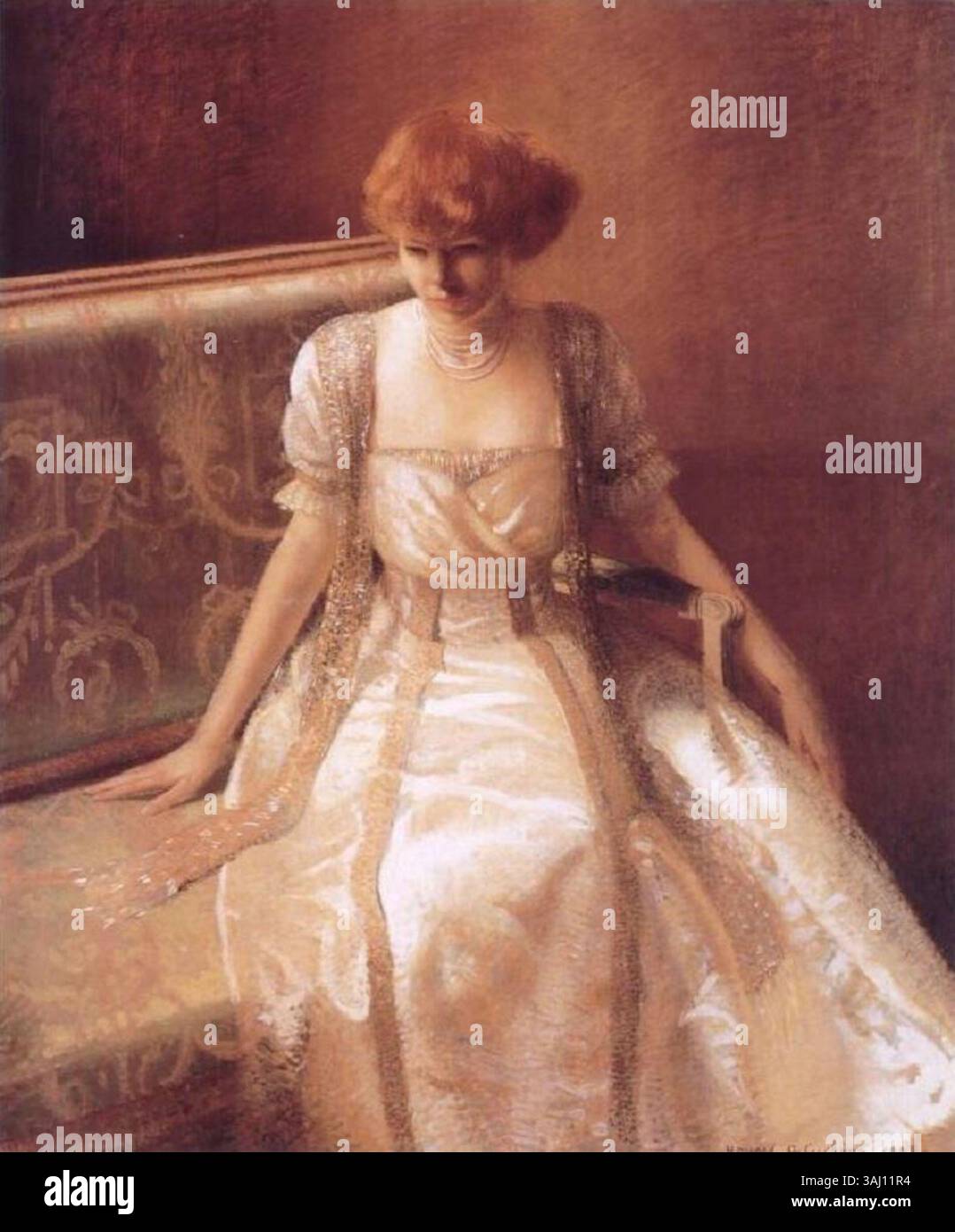 *Ethel Cochrane Cushing* by Howard Gardiner Cushing, painted circa 1908 ...