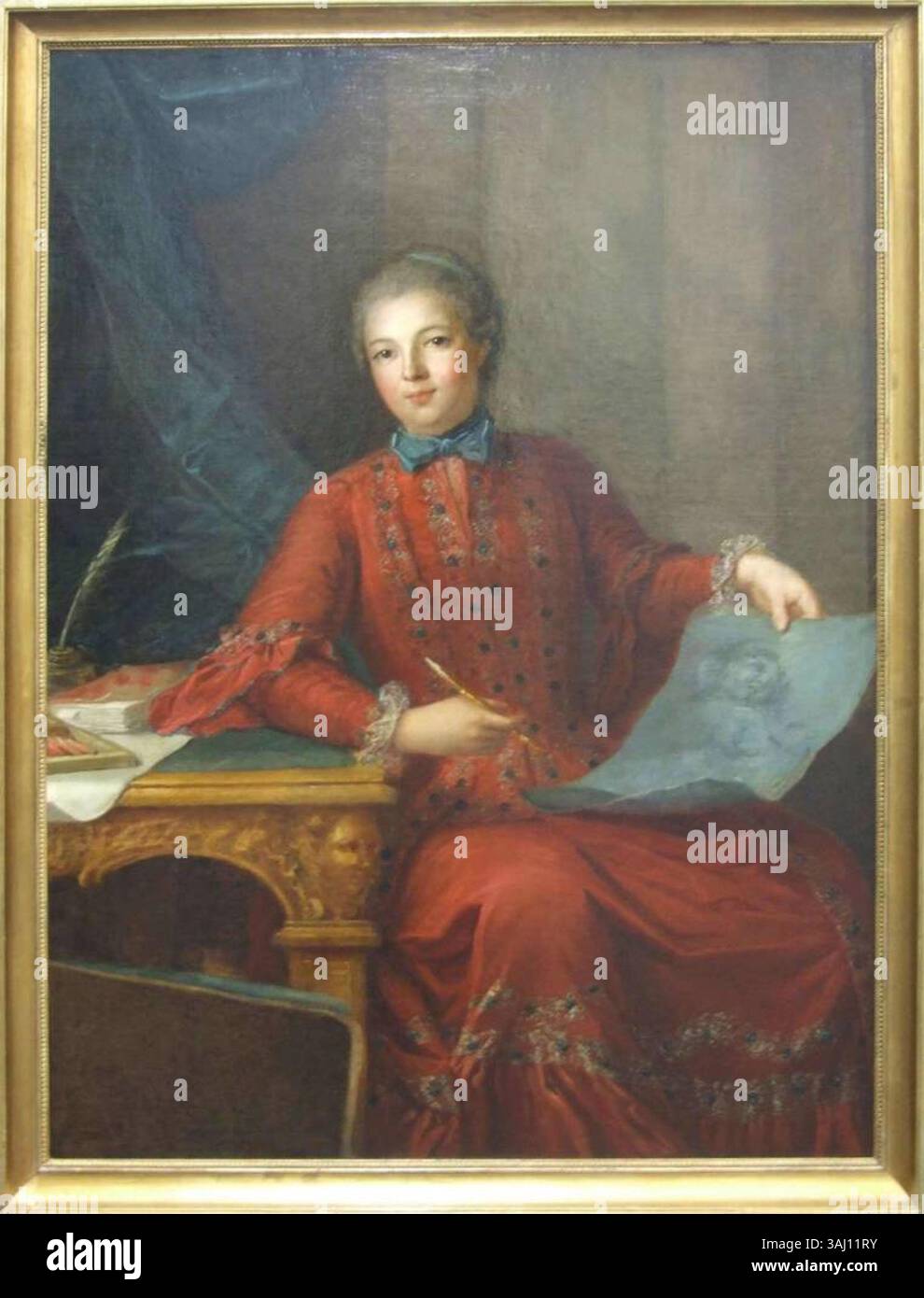 The portrait 'Bildnis einer Malerin' (Portrait of a Painter ...