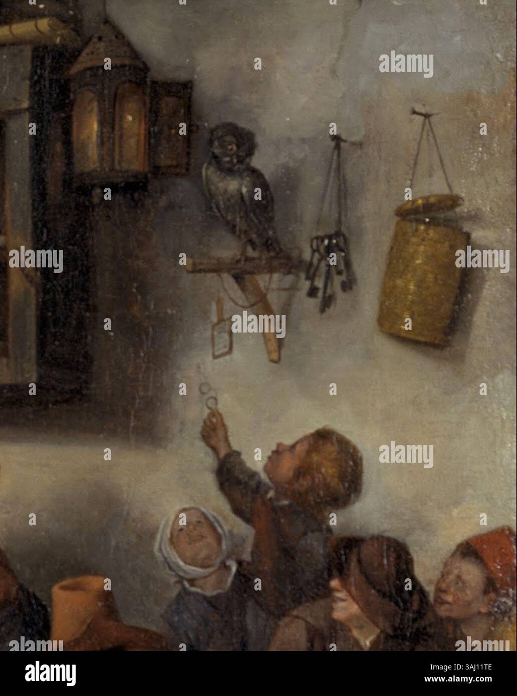Jan Steen's 'A School for Boys and Girls' (1670) depicts a lively ...