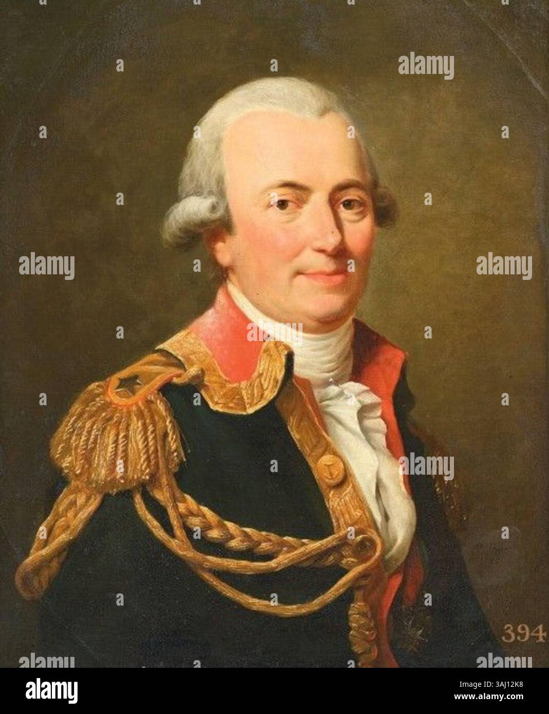 This 18th-century portrait of Pierre-Joseph de Kergariou depicts a ...