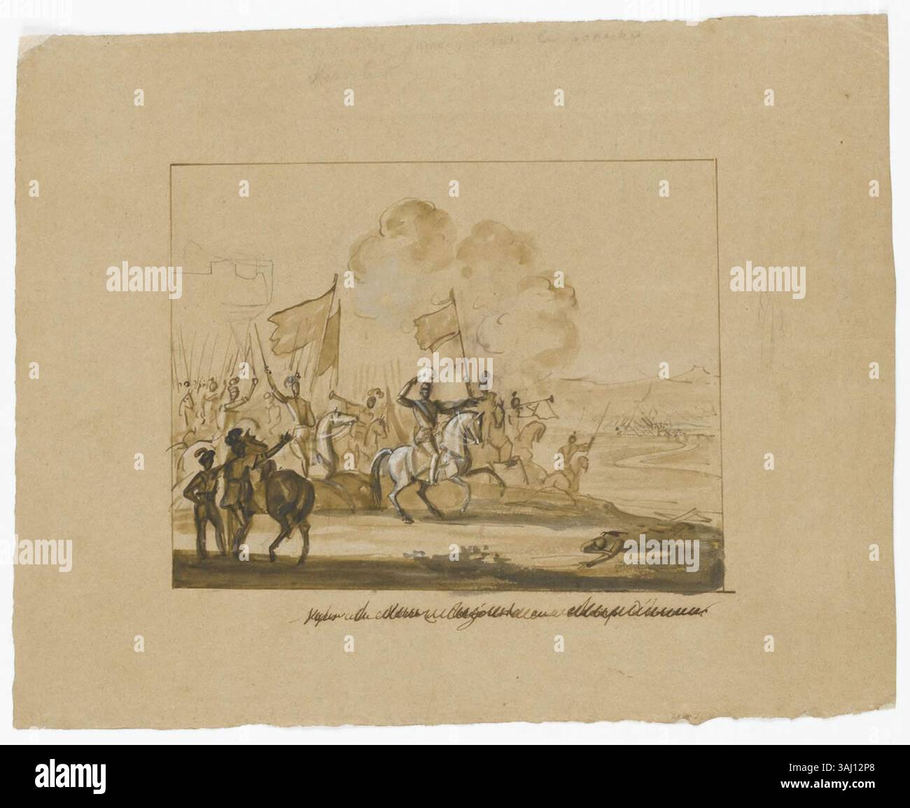 Jean-Charles Develly's depiction of Henry IV at the Battle of Ivry ...