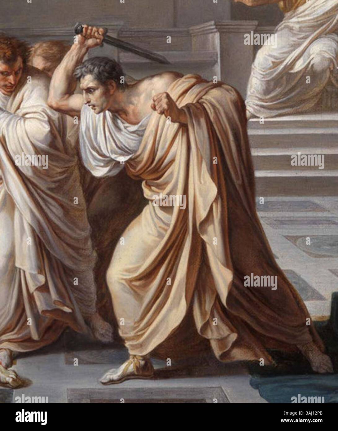 'La morte di Cesare' by Vincenzo Camuccini (1771-1844) depicts the ...