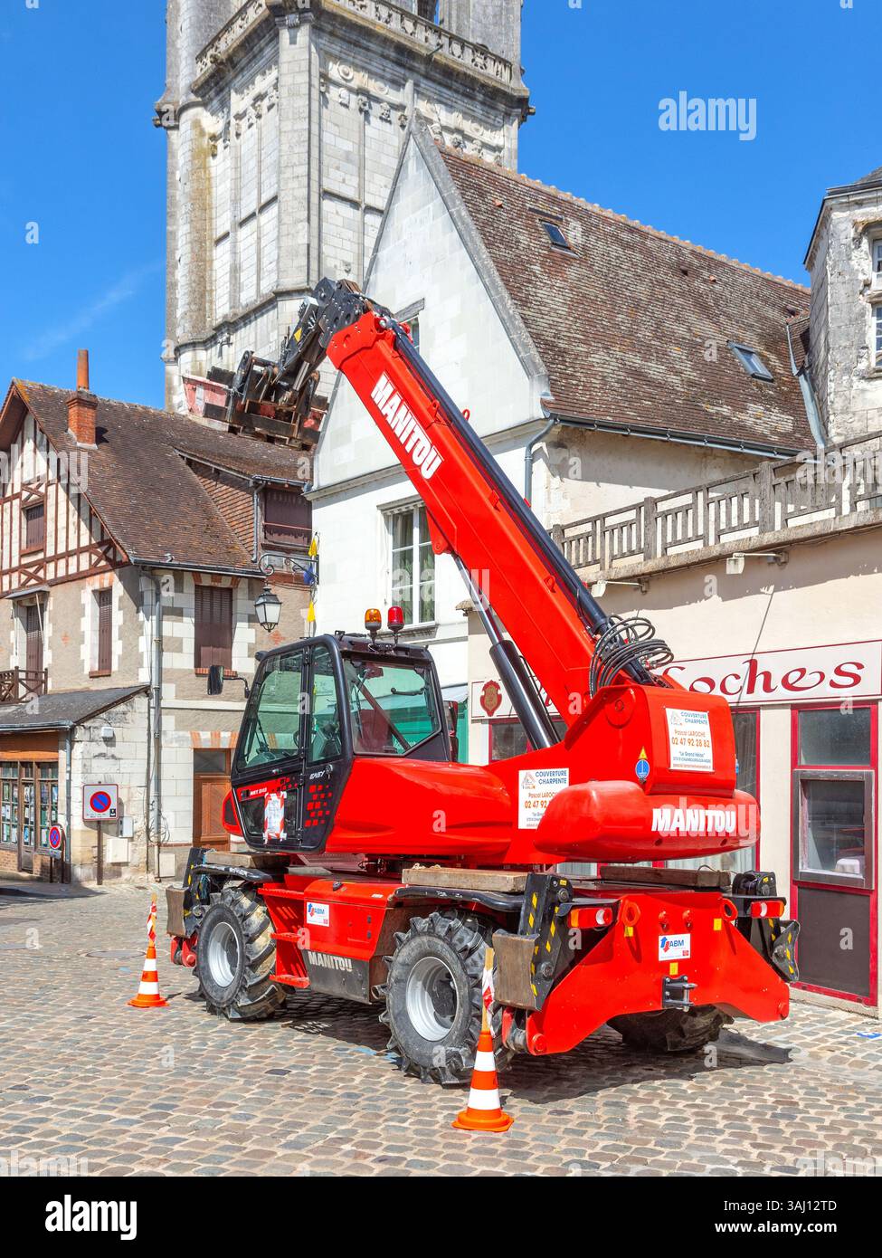 Manitou telehandler machine hi-res stock photography and images - Alamy