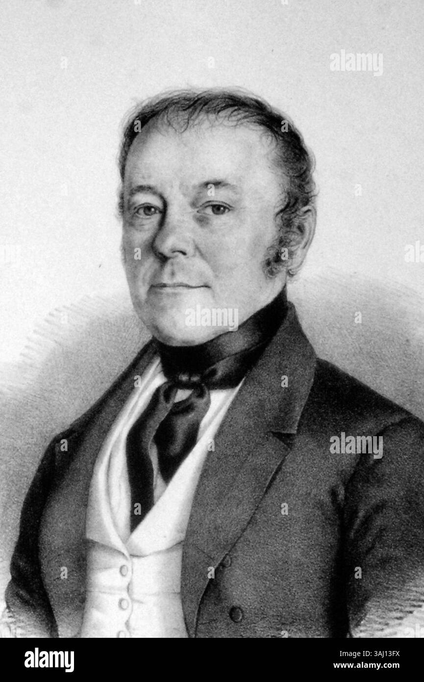 This lithograph from 1843 by August Prinzhofer features Andreas von ...