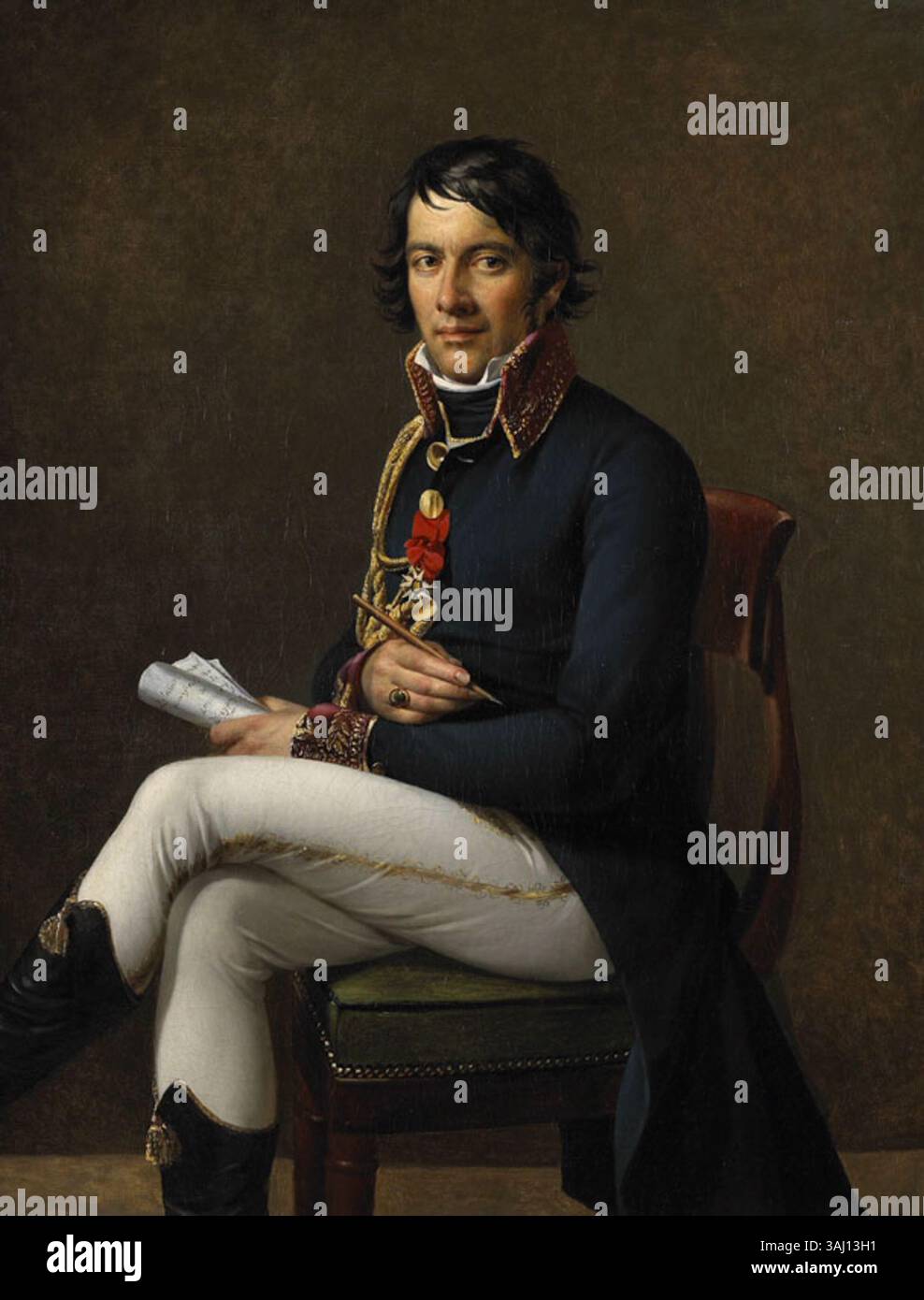 The 1804 portrait of Dominique-Jean Larrey, painted by Marie-Guillemine ...