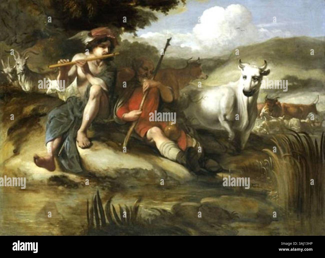 Barent Fabritius’s 1662 painting 'Mercurius, Argus and Io' depicts the ...