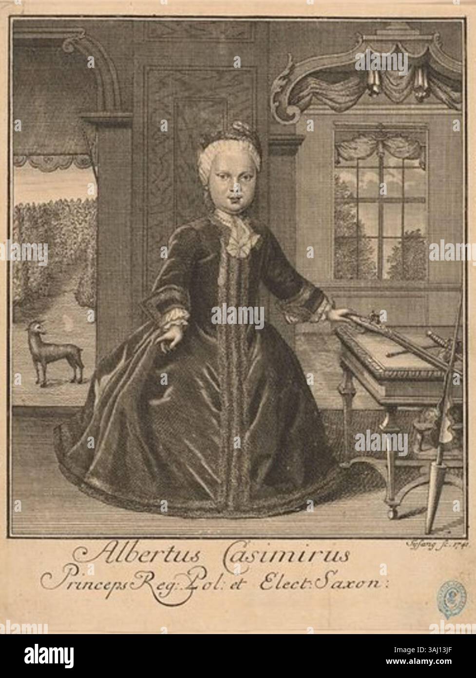 This 18th-century copper engraving by Johann Christoph Sysang depicts ...