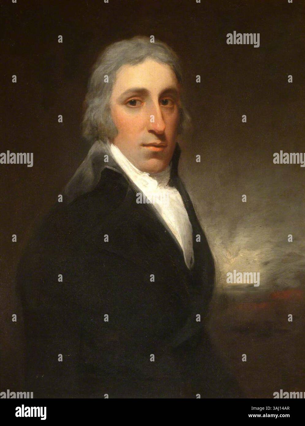 This circa 1800 portrait, attributed to John Hoppner, depicts Sir John ...