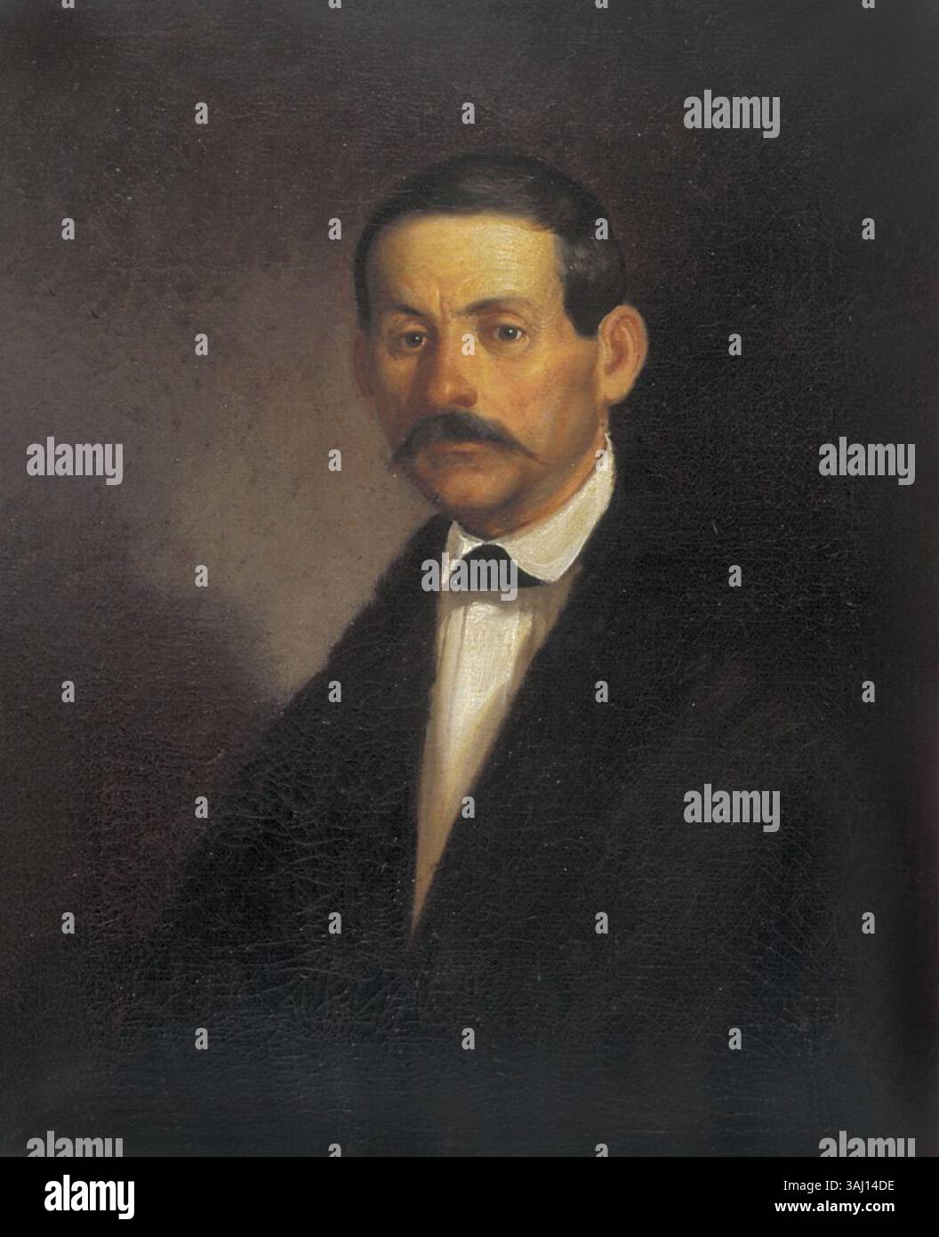 'Ore Ivanovi Masadija', painted by Ura Jaki in 1870, is an oil on ...