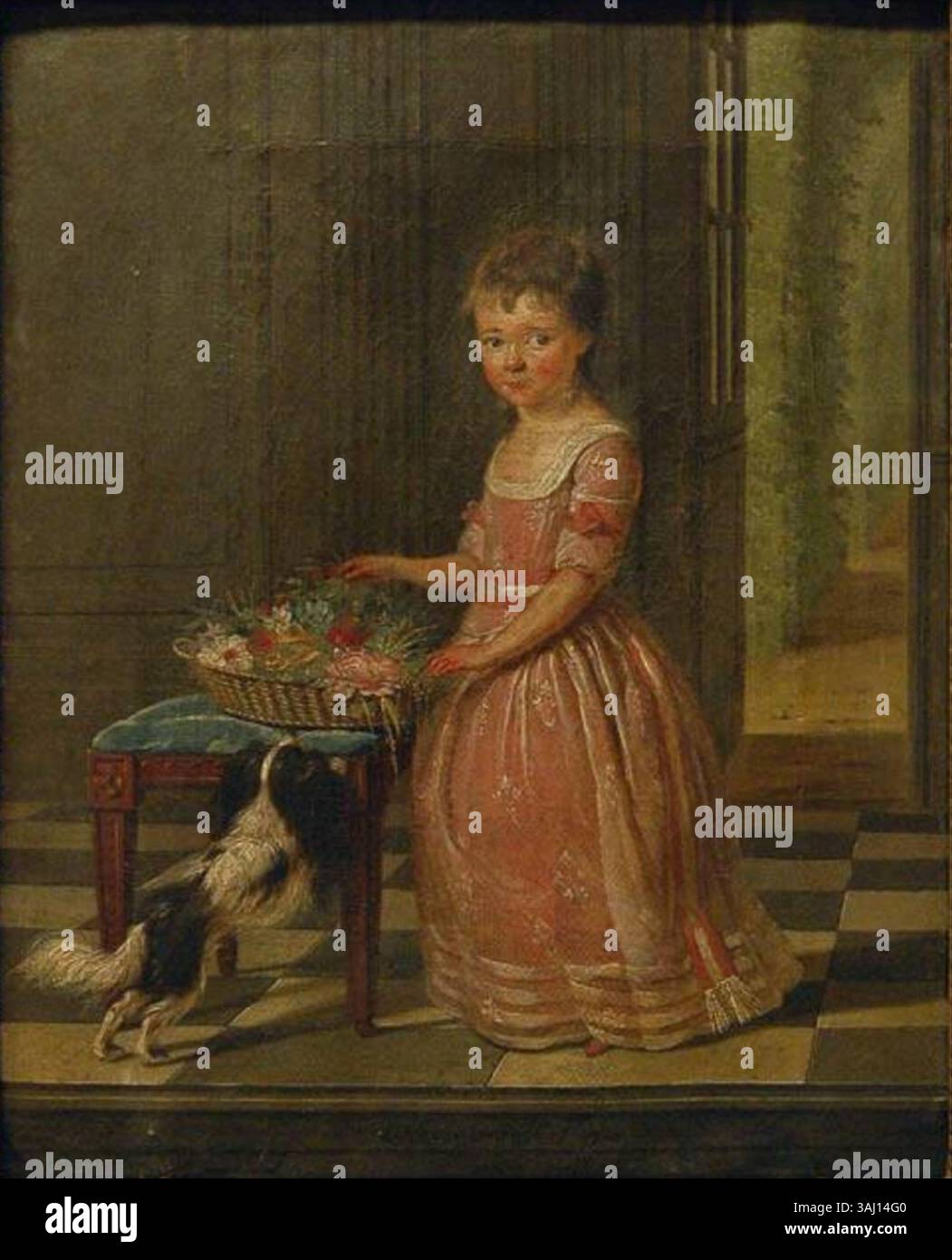 Portrait of Agatha Maria van der Burch, 1776-1831, painted by Louis ...