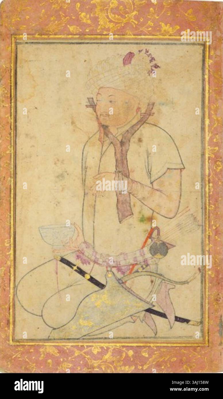 A second-half 16th-century Safavid-era illustration shows a Turkoman ...