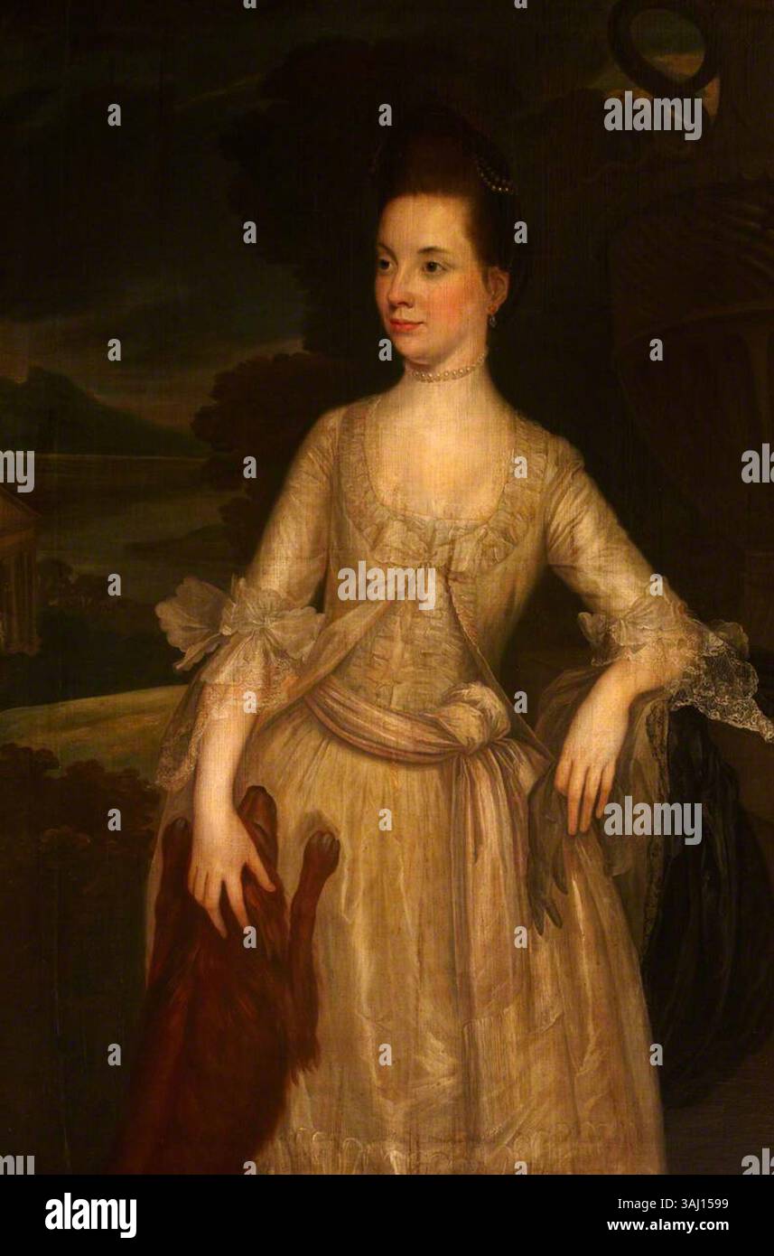 This portrait, painted between circa 1770 and circa 1775, depicts ...