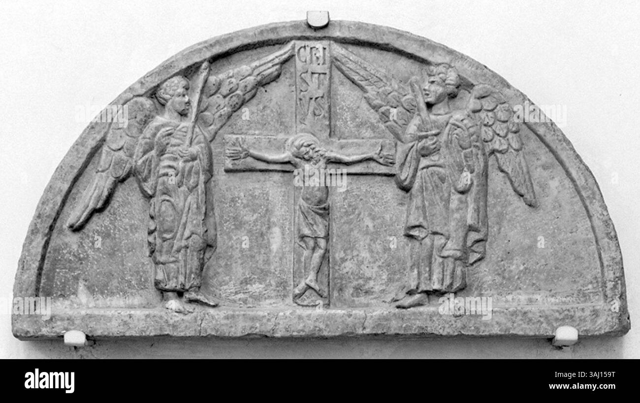 This 13th-century Italian artwork, created by the Florentine school ...