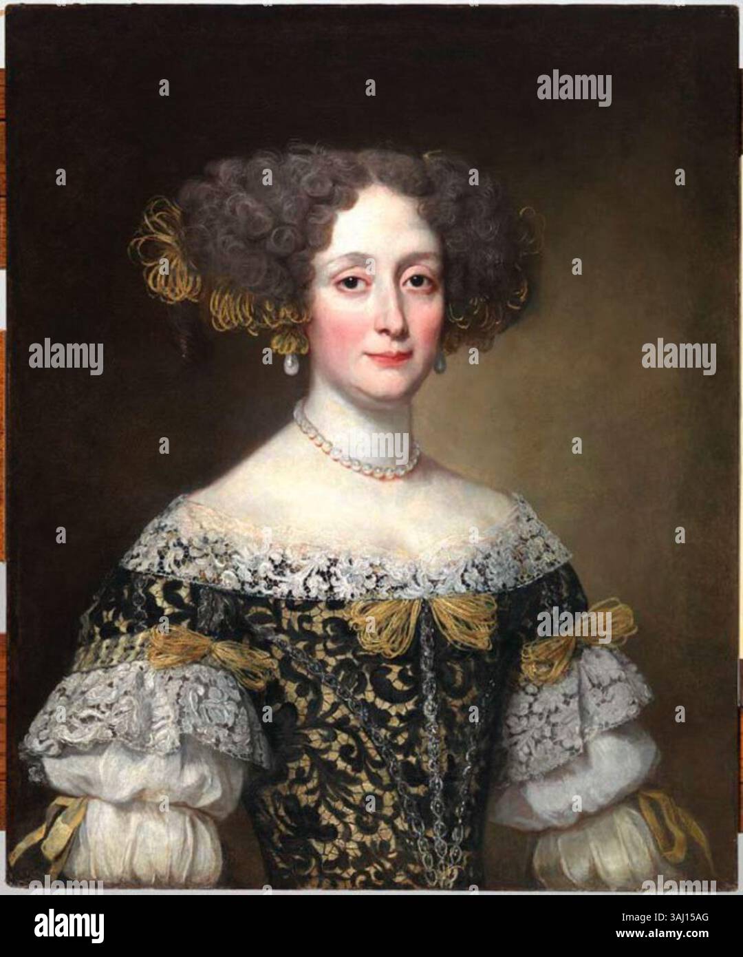 Jacob Ferdinand Voet's portrait of Anna Caffarelli Minuttiba, painted ...