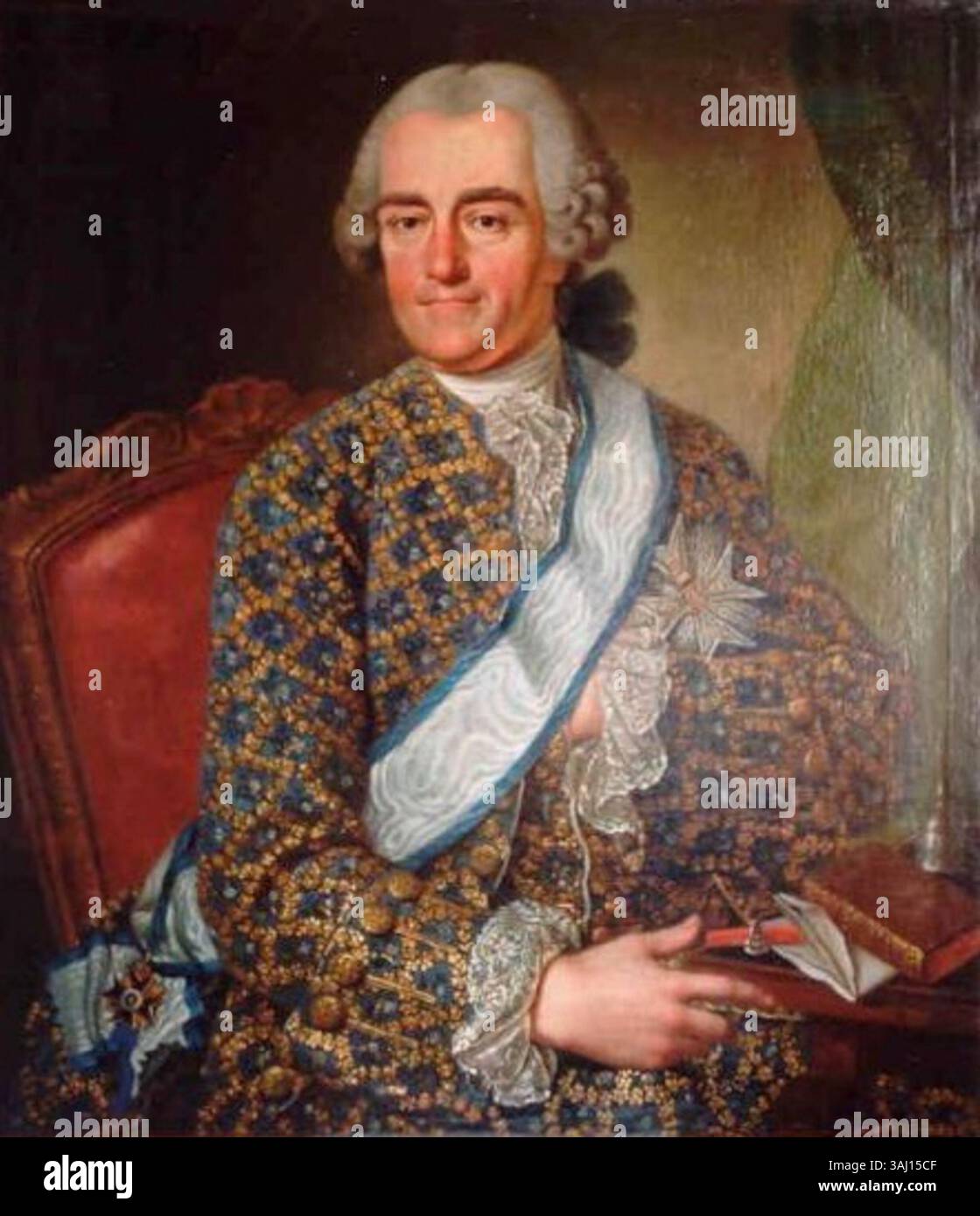 This 18th-century oil painting, housed at the Lubomirski Museum, is an ...