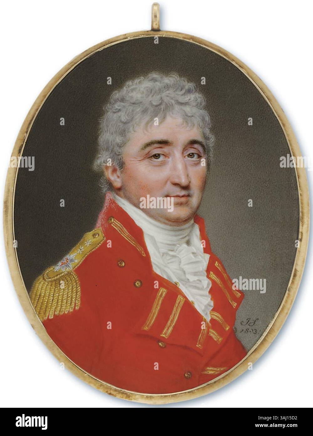 John Smart’s 1803 portrait of Lieutenant General Daniel Burr, painted ...
