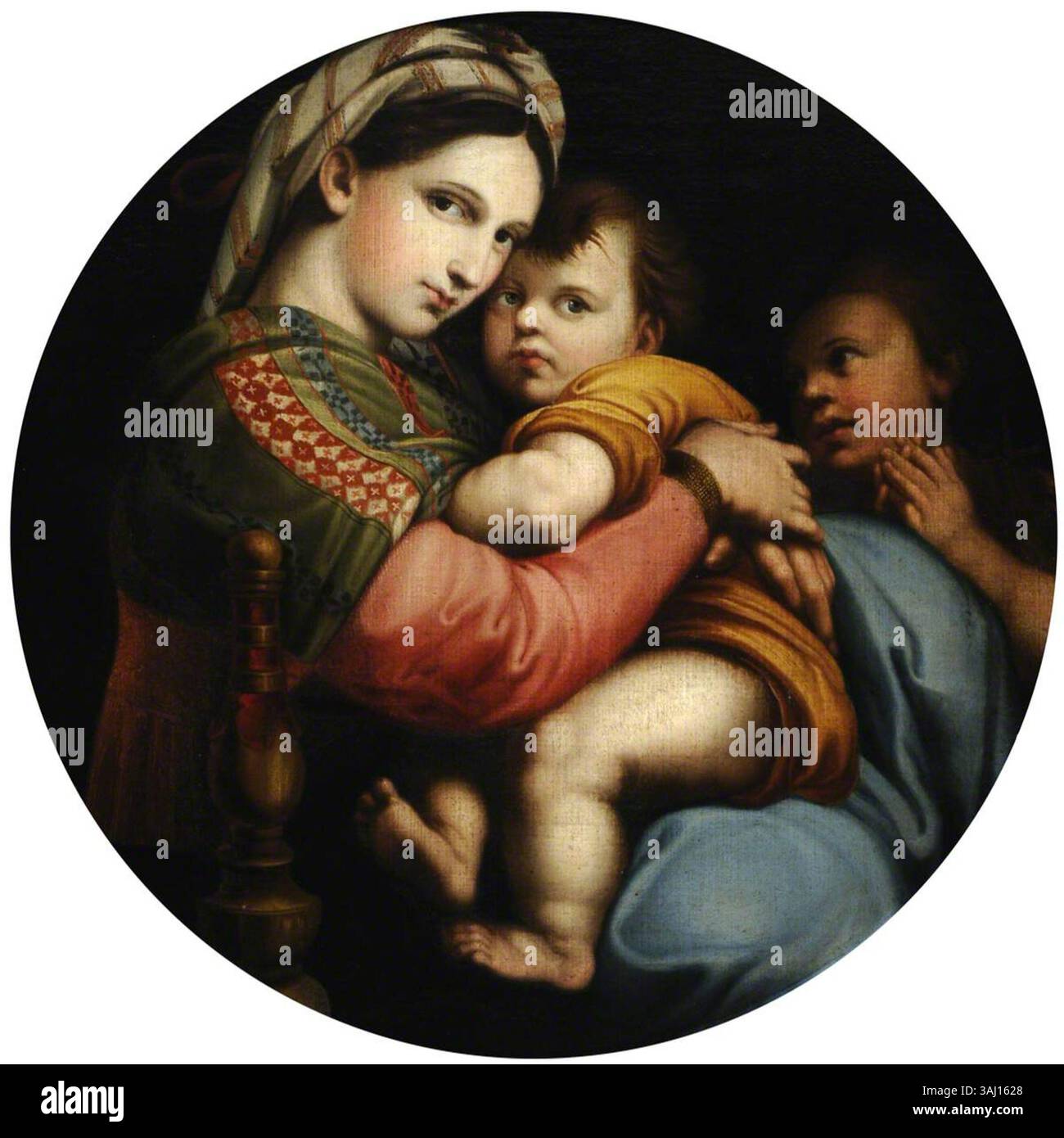 This 19th-century painting, based on Raphael’s original work, depicts ...