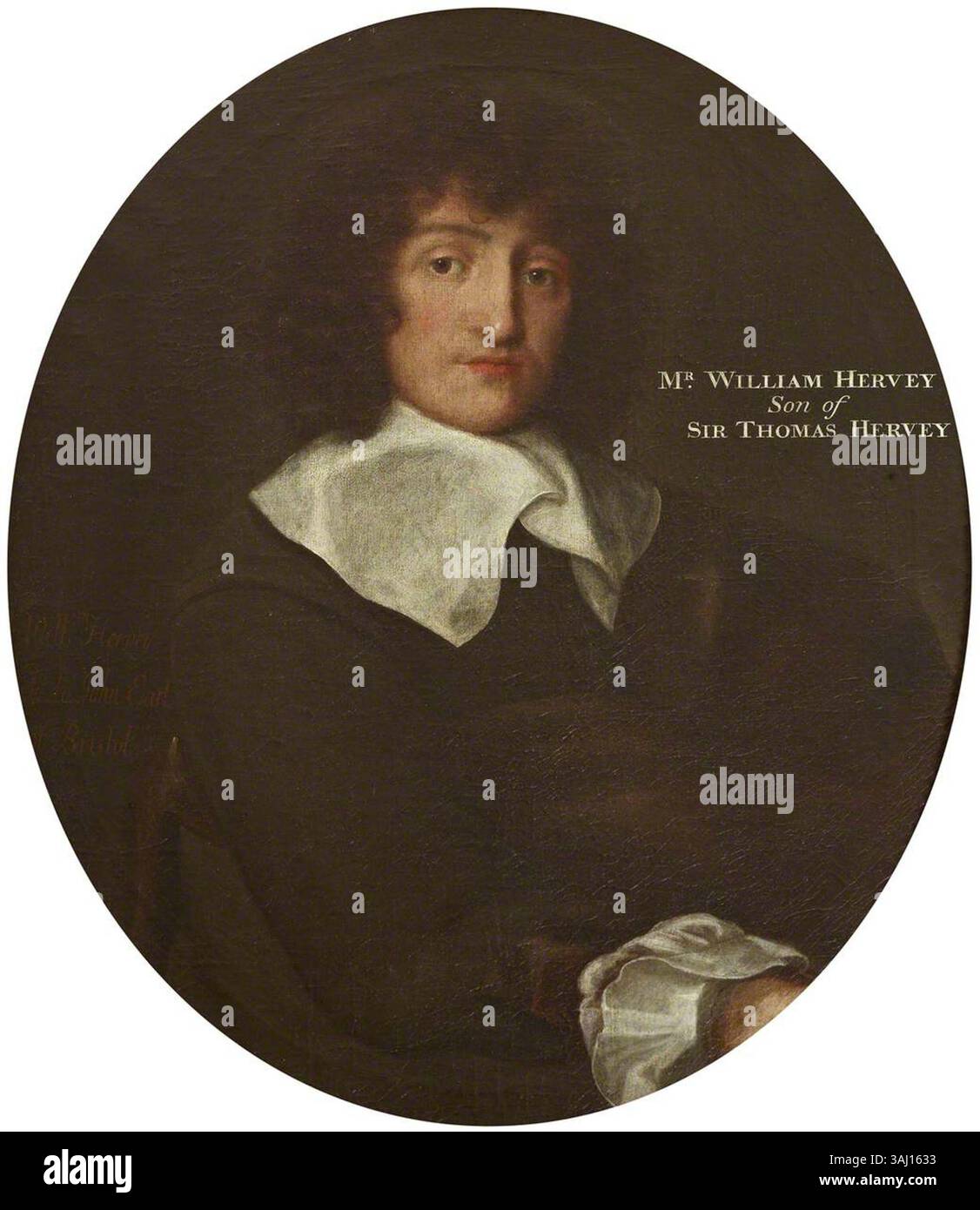 A portrait of William Hervey, 1st Baron Hervey (1619-1642), painted ...