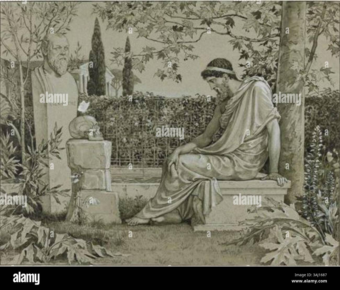 Socrates grave hi-res stock photography and images - Alamy