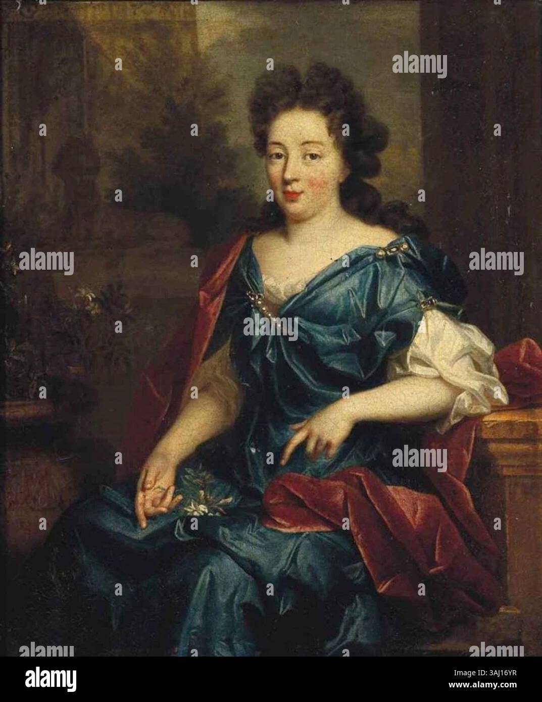 This portrait, attributed to the Circle of Mignard, likely depicts ...