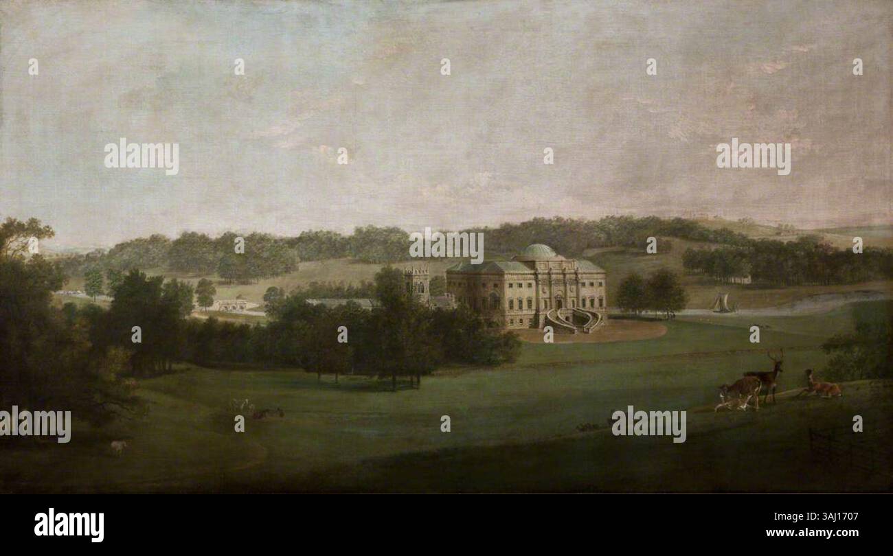 Kedleston hall painting hi-res stock photography and images - Alamy
