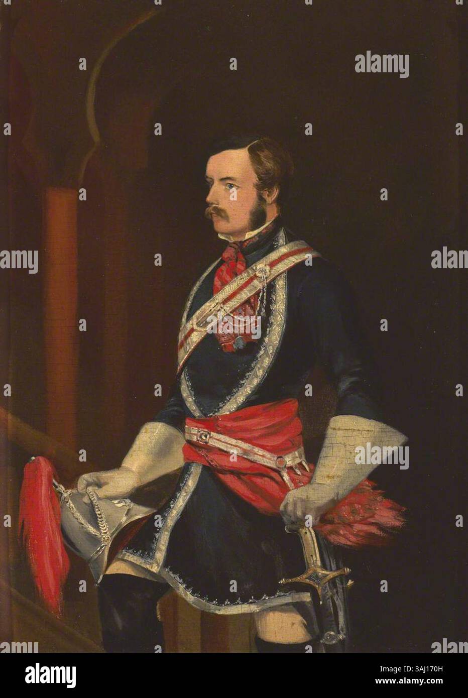 This painting depicts Lieutenant Walter Fane, later Colonel, and his ...
