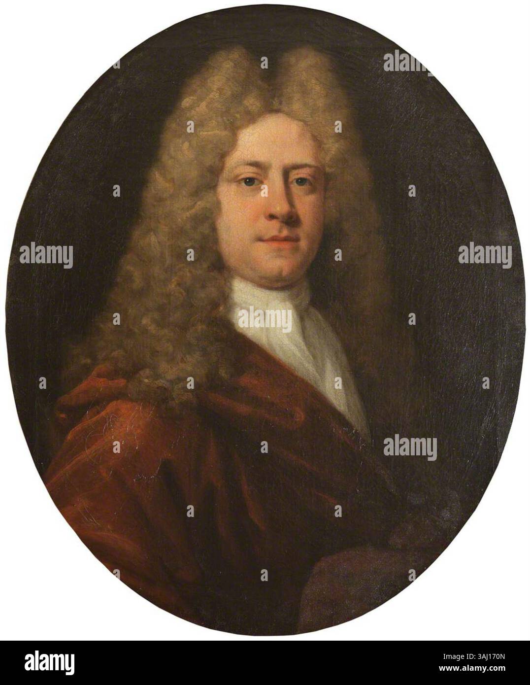 This portrait of William Kinaston the Younger, MP, painted between 1700 ...