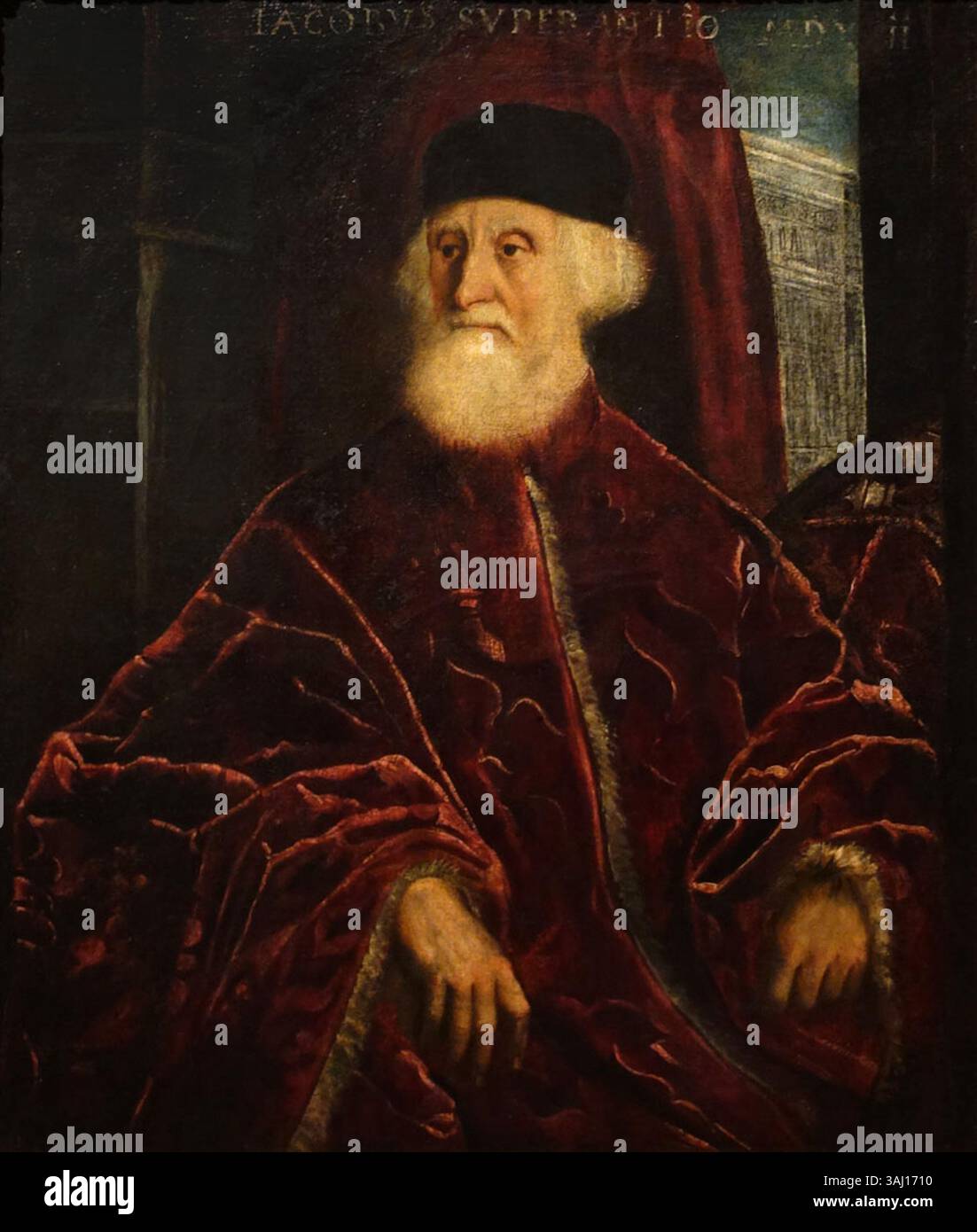 This portrait of Jacopo Soranzo, painted by Tintoretto circa 1550 ...