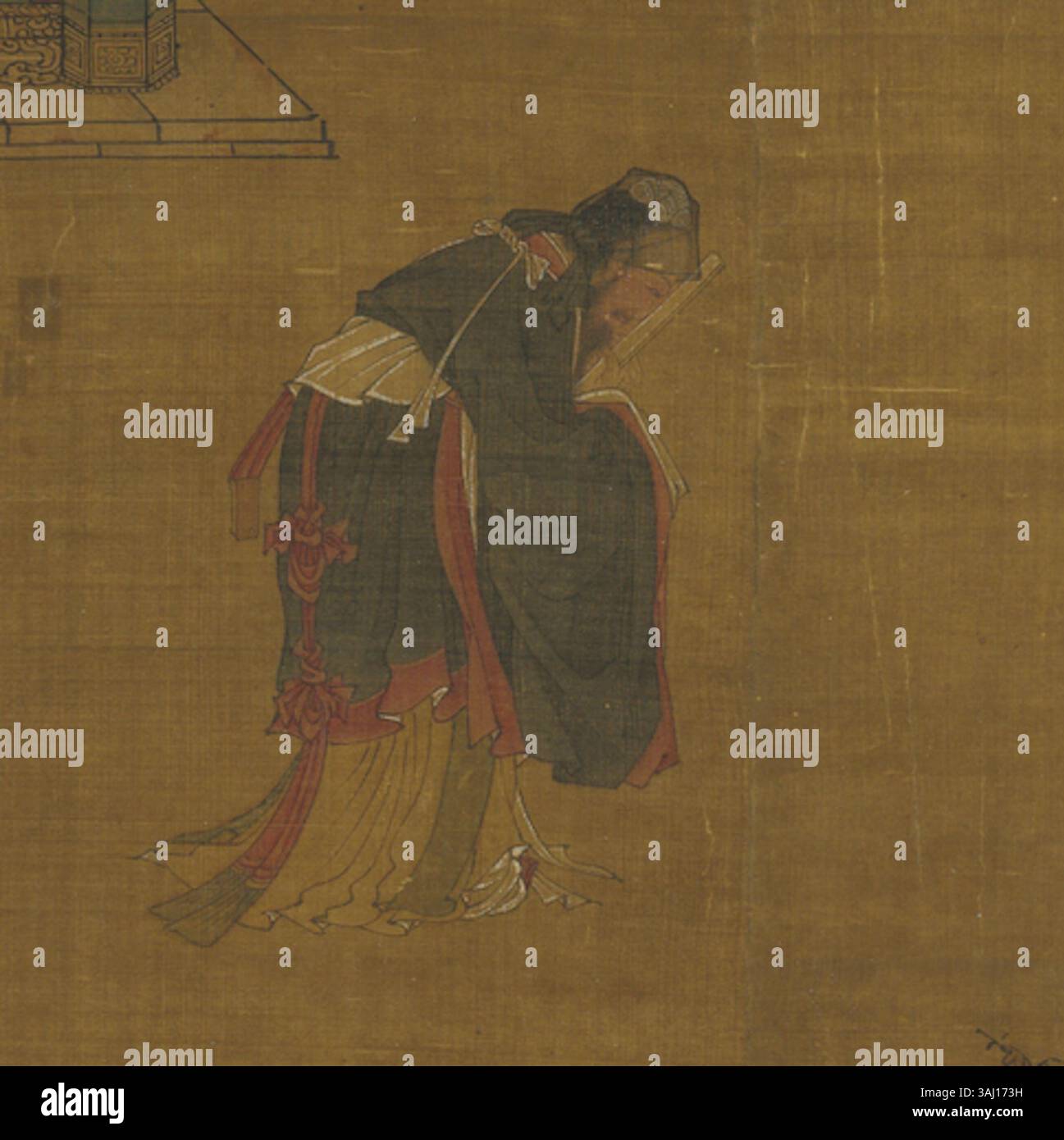 A Song Dynasty painting, categorized as an axis style, with dimensions ...