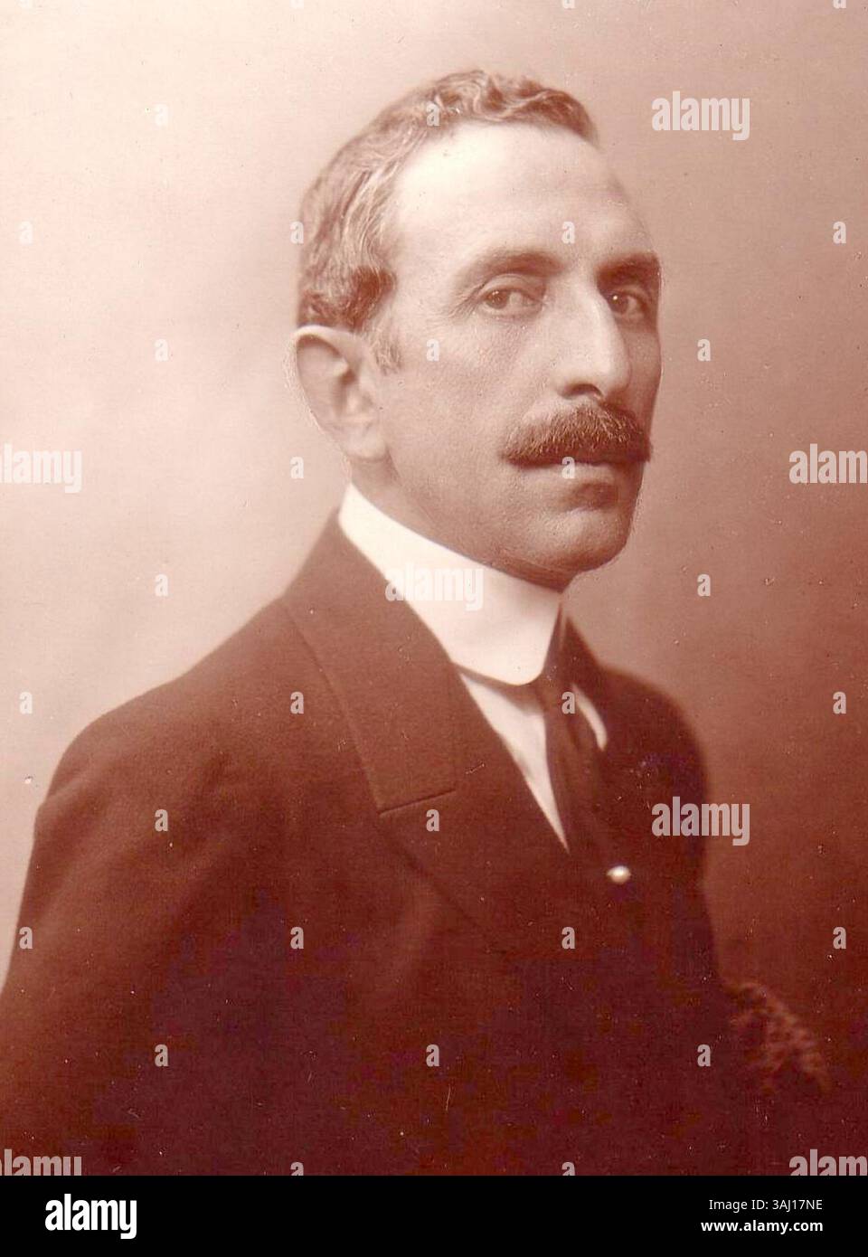 This 20th-century photograph depicts Prince Pietro II Moncada, a member ...