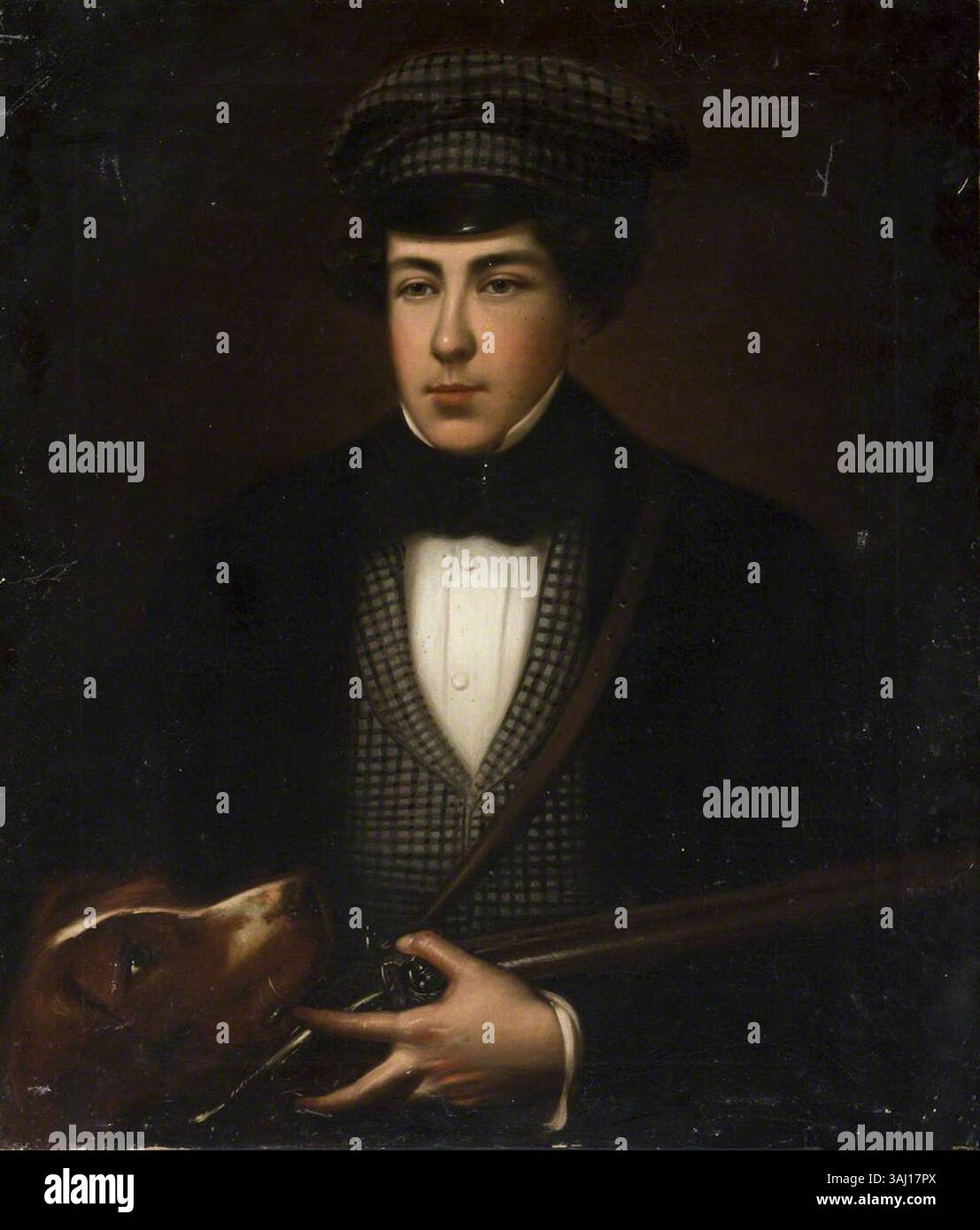 This portrait of John Staples Molesworth Lenox-Conyngham, created around 1851, is an oil on ...