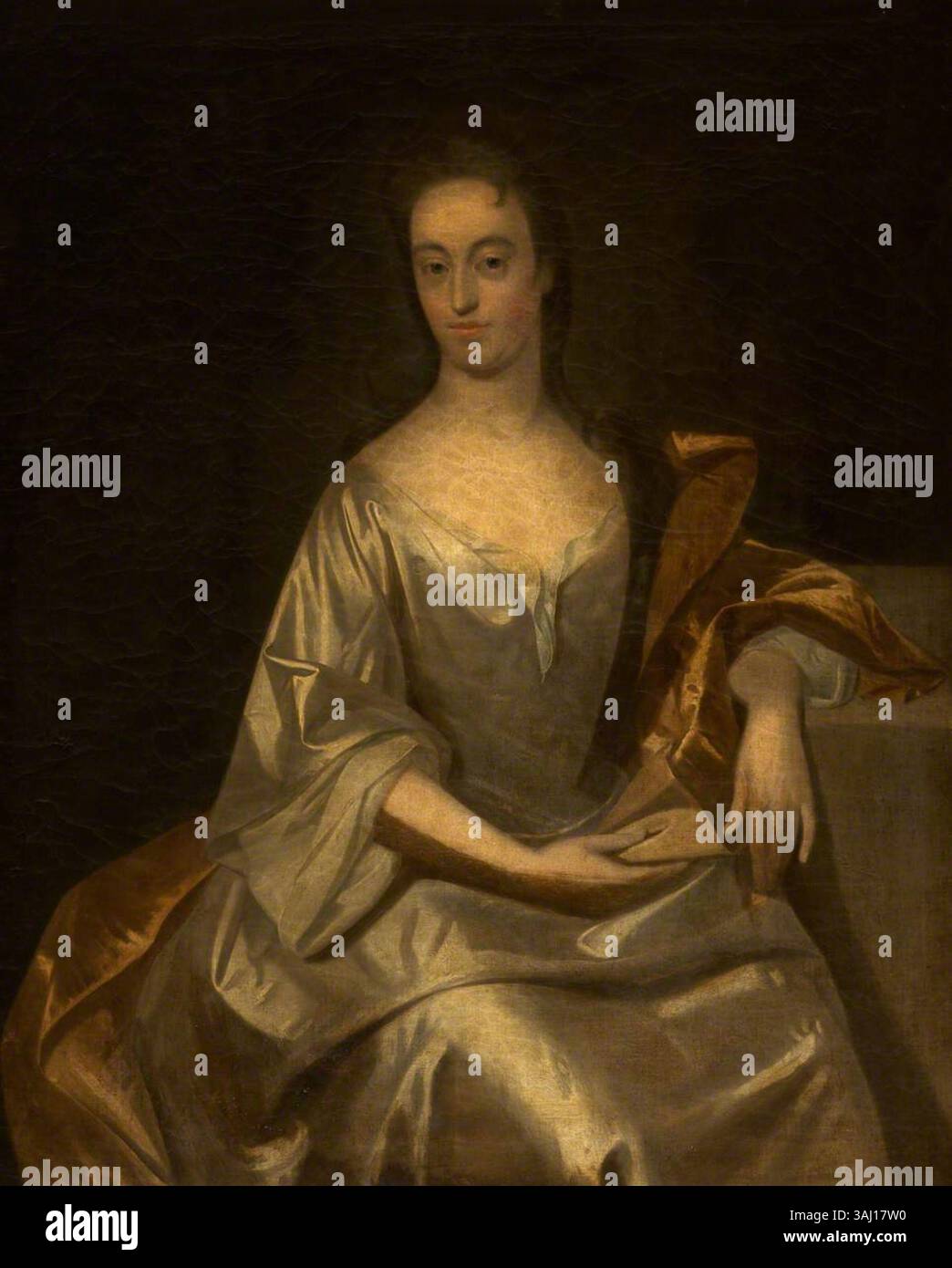 This portrait, painted between 1700 and 1729, depicts Frances Legh of ...