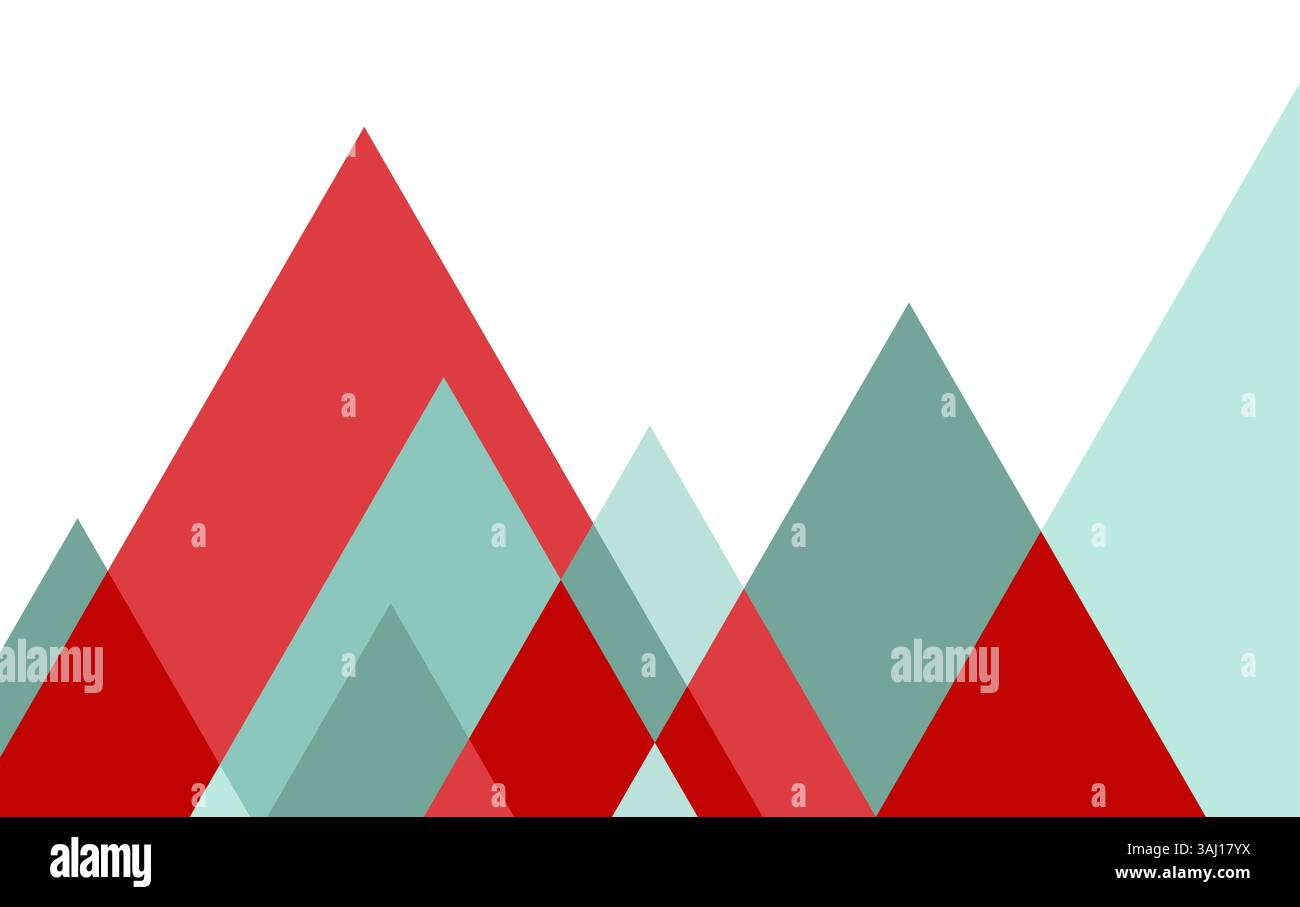 Abstract geometric mountain background with triangles Stock Vector ...