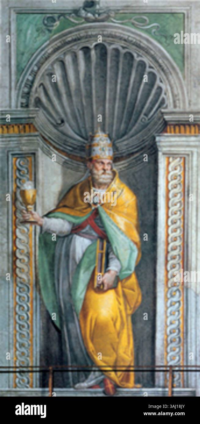 Another section of Sandro Botticelli’s fresco from the Sistine Chapel ...