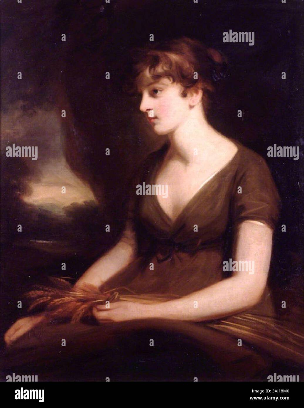 This 19th-century portrait by Thomas Phillips depicts Frances Talbot ...