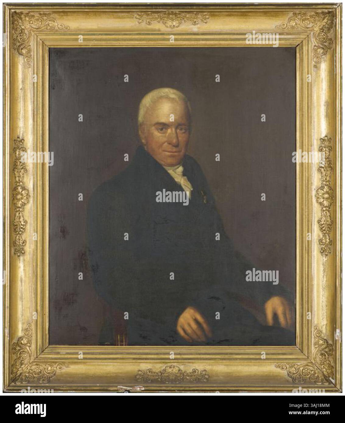 This portrait, dated 1830, depicts J.S.G. Juckema van Burmania, baron ...