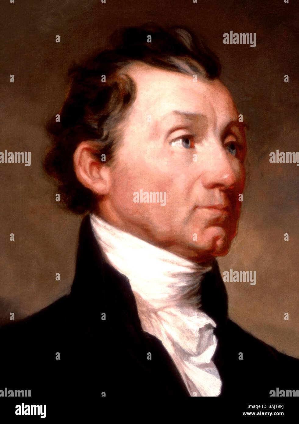 This oil portrait by Samuel F. B. Morse, painted around 1819, depicts ...