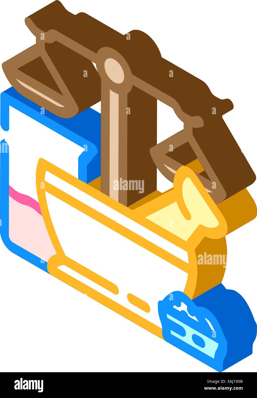 compounding medications pharmacist isometric icon vector illustration ...