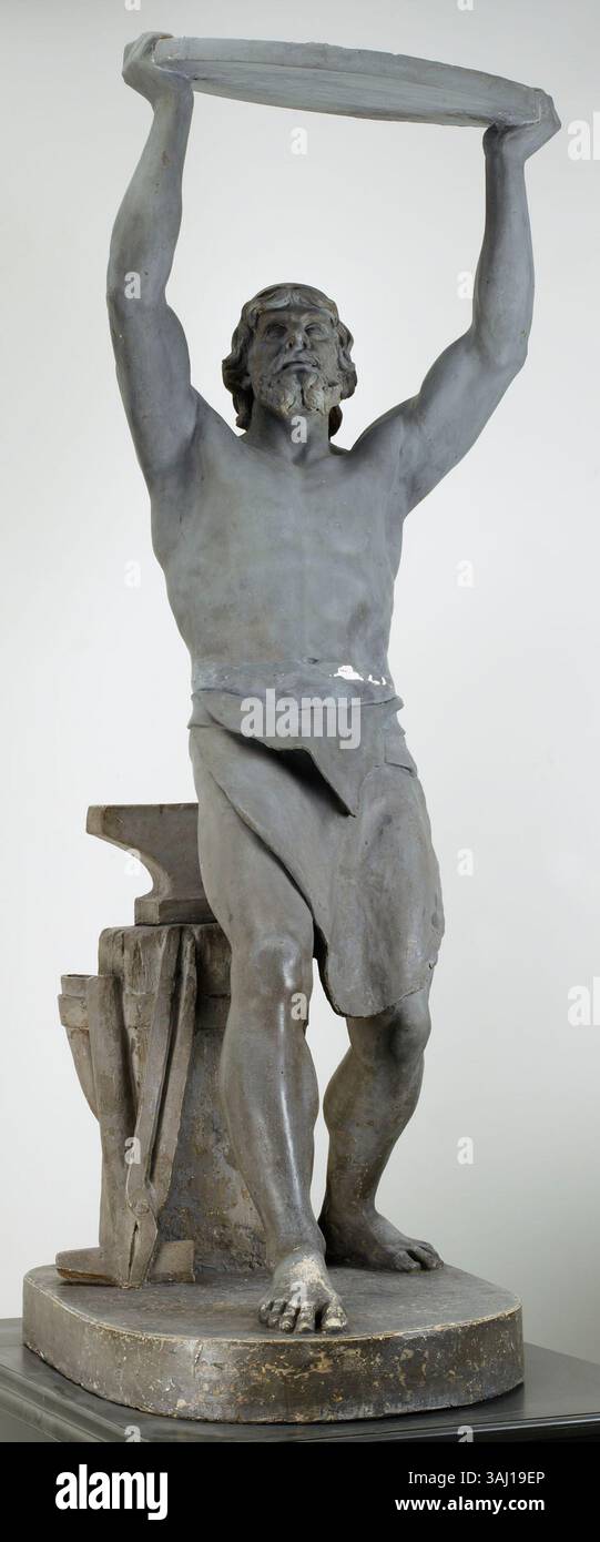 'Ilmarinen Forging the Moon' is a sculpture by Walter Runeberg (1838 ...
