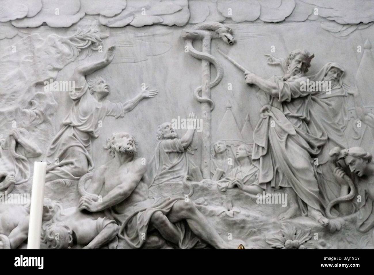 Willem Ignatius Kerricx’s marble sculpture ‘The Raising of the Brass ...