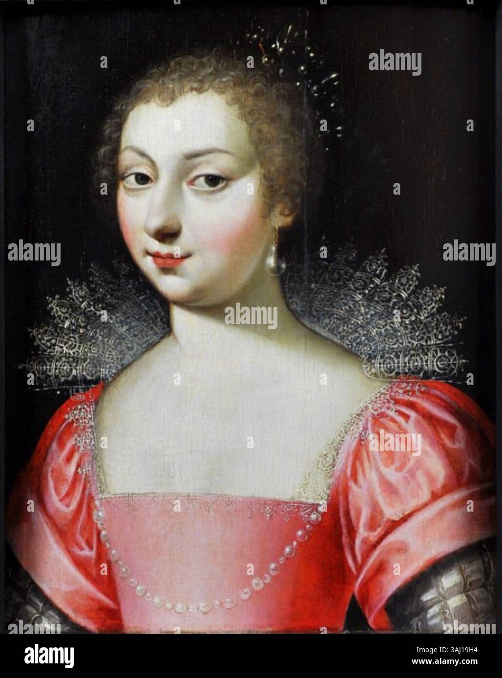 This portrait, attributed to Claude Deruet, depicts Charlotte Marguerite de Montmorency, the ...